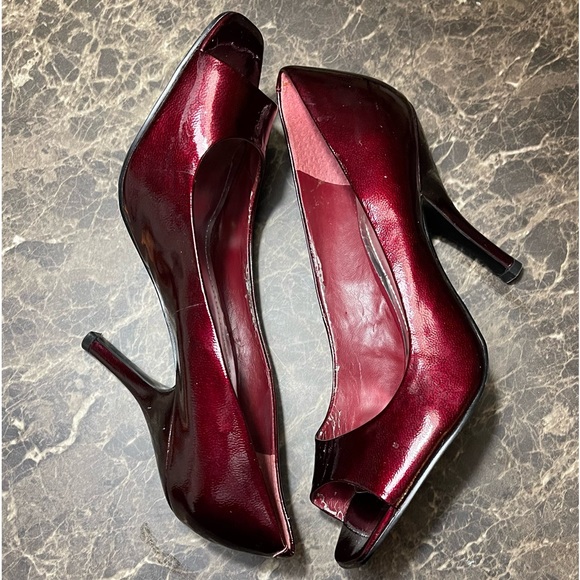 BCBGeneration | Shoes | Red Shiny Heels | Poshmark